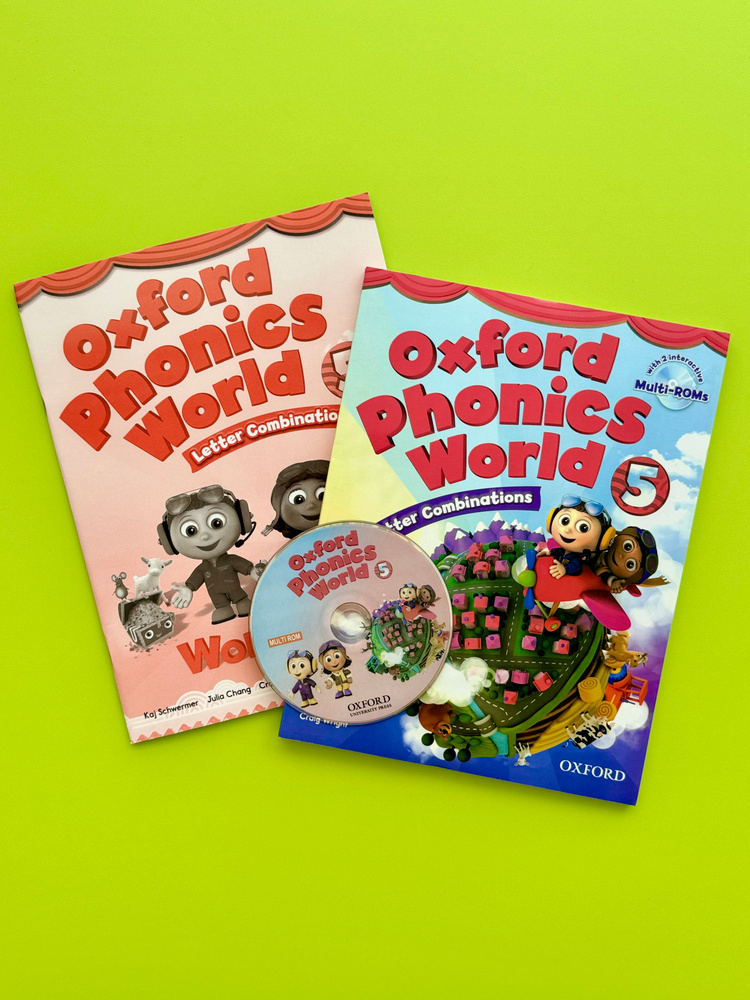 Oxford Phonics World 5. Student Book + Workbook + CD | Schwermer Kaj ...
