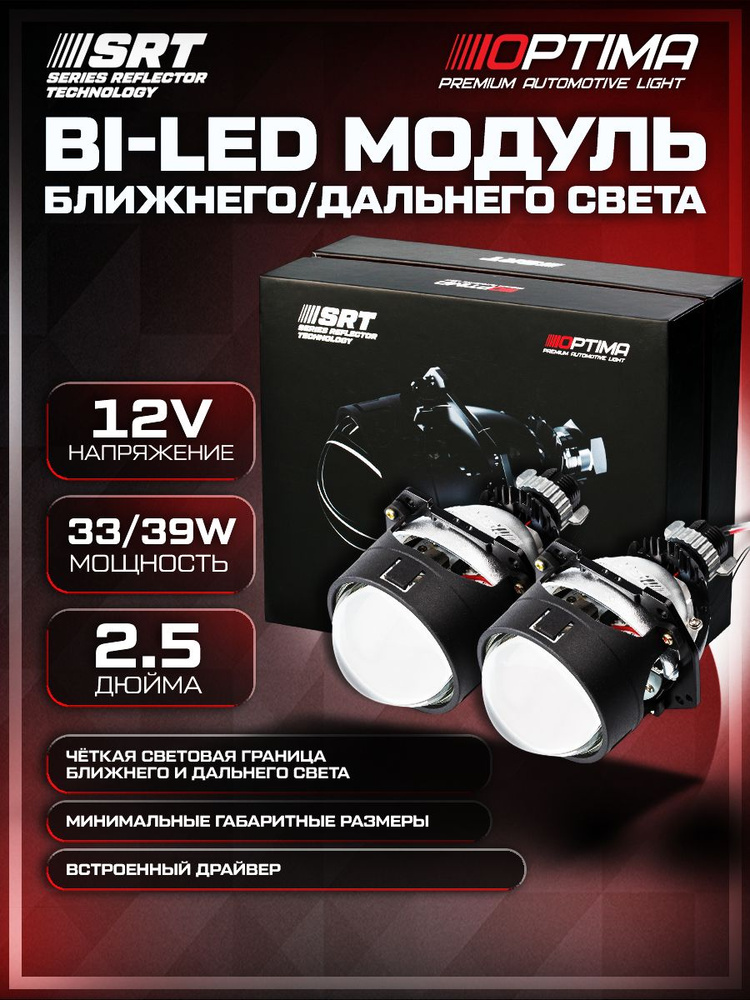 Светодиодные линзы Optima Premium Bi-LED Lens Series Reflector ...