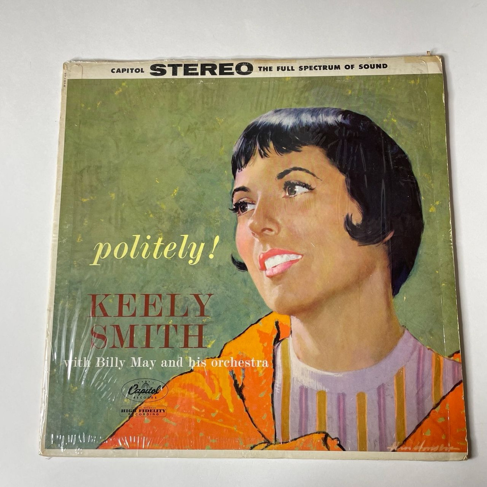 Винтажная виниловая пластинка LP Keely Smith With Billy May And His Orchestra Politely (USA 1958 ...