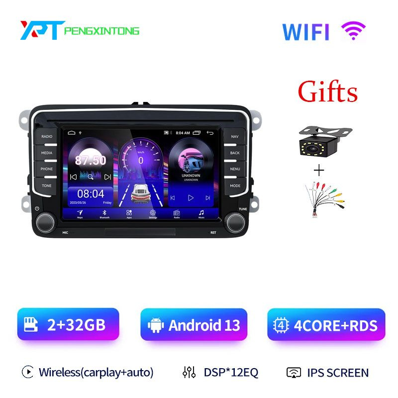 Устройство головное, диагональ: 7", 2 DIN, 2ГБ/32ГБ купить на OZON по низкой цене (2665778615)