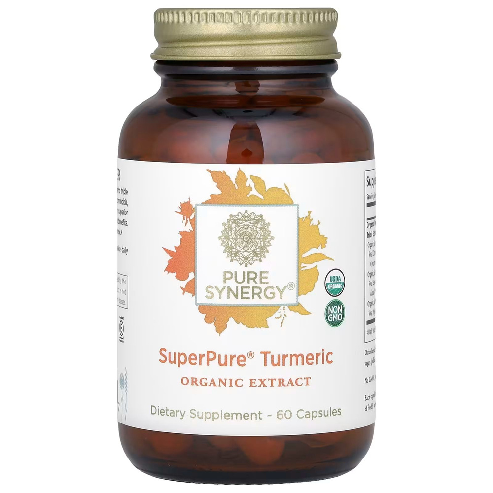Pure Synergy, SuperPure Turmeric, 60 капсул купить на OZON по низкой ...
