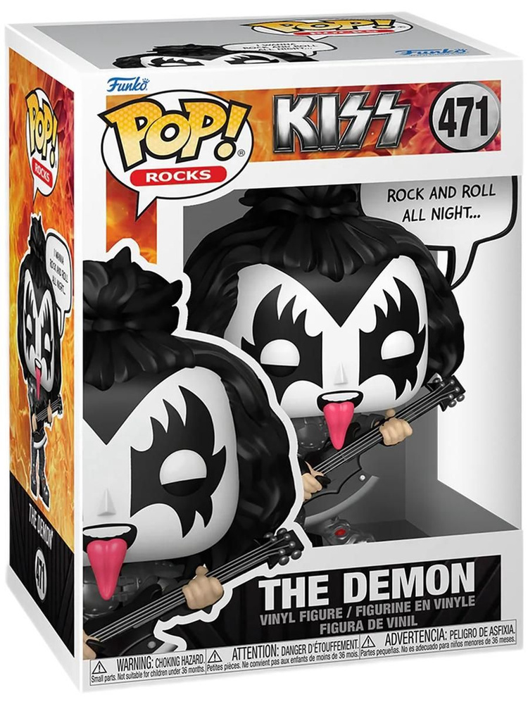 Фигурка Funko POP! Rocks. KISS: The Demon (R&R All Night) (471) купить ...
