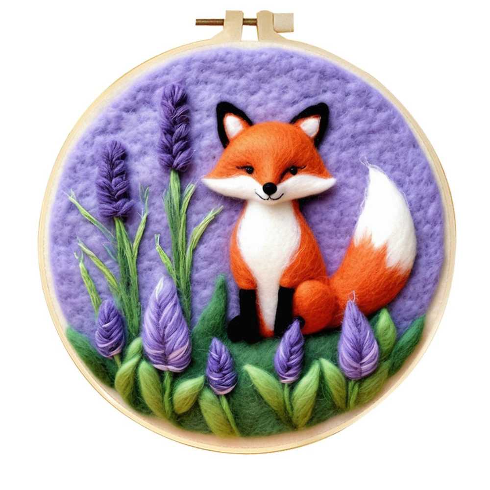 20x20cm,(Включая рамку)Набор для ковровой вышивки,Милые животные ...