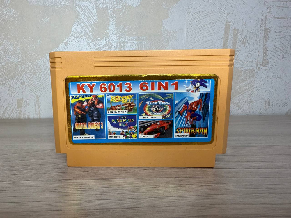 Сборник 6 в 1 Игра 8-битный картридж Dendy 8 bit купить c доставкой на ...