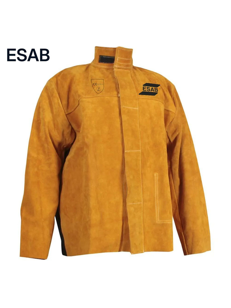 Куртка сварщика ESAB Proban/Leather Front Welding Jacket купить на OZON ...
