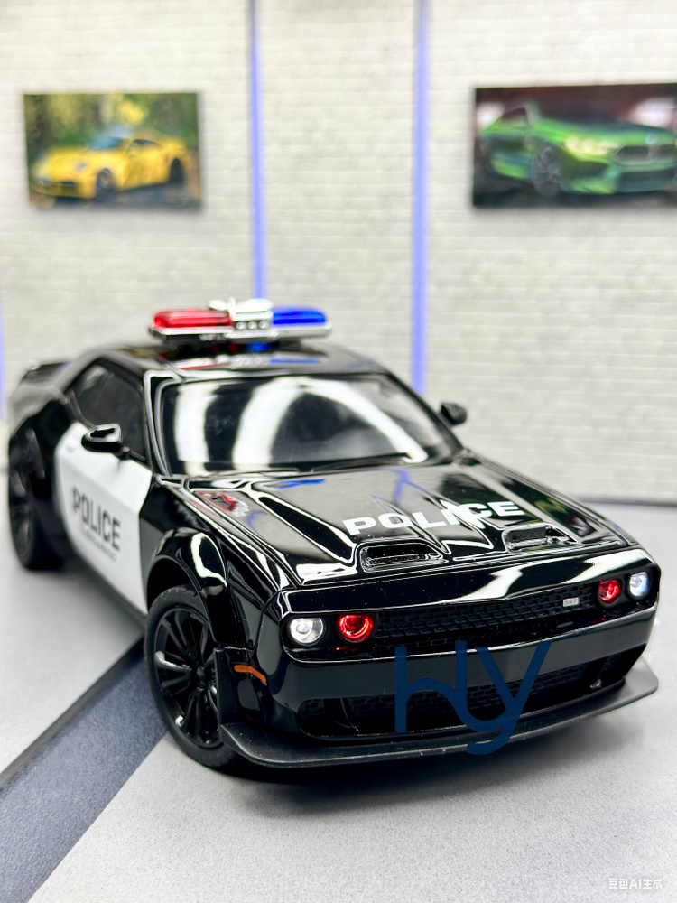 Металлическая модель Dodge Challenger SRT Hellcat Police 1:24 купить на ...
