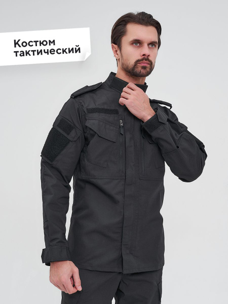 Костюм тактический PROFARMY, размер 60 (60/6), На любой сезон, цвет черный купить c доставкой на ...