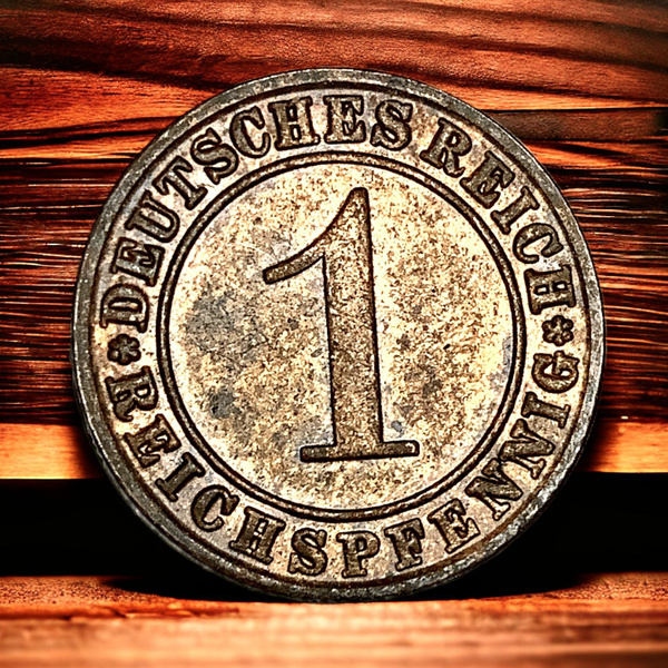 Монета Германия 1 рейхспфеннинг 1927 года, G. Колосья купить на OZON по низкой цене (3007233906)