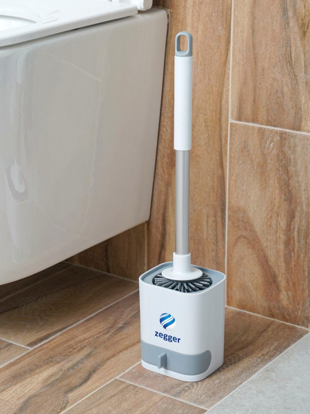 Ершик для унитаза zegger, светло-серый, темно-серый, 1 шт купить c ...