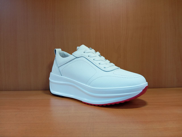 Кроссовки Женский Madella Кожа, размер 36 R (средняя) Лето Шнурки Россия купить c доставкой на ...