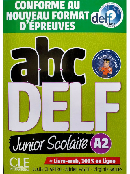 ABC DELF Junior scolaire A2 Livre + DVD-ROM пособие для подготовки к ...