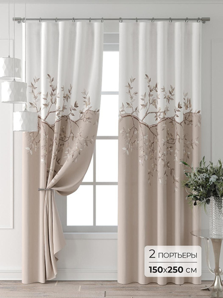 Комплект штор AT HOME 521_Комплект_штор-6_1 , 250х150см, 521580 ...