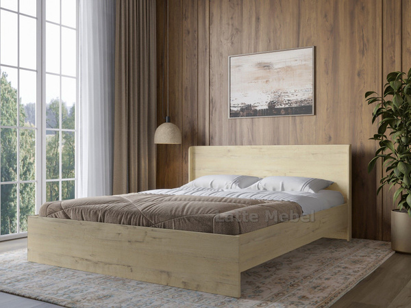 Двуспальная кровать Parma 180х190 см, с матрасом SLEEP FLEX S, ЛДСП (Бунратти) купить на OZON по ...