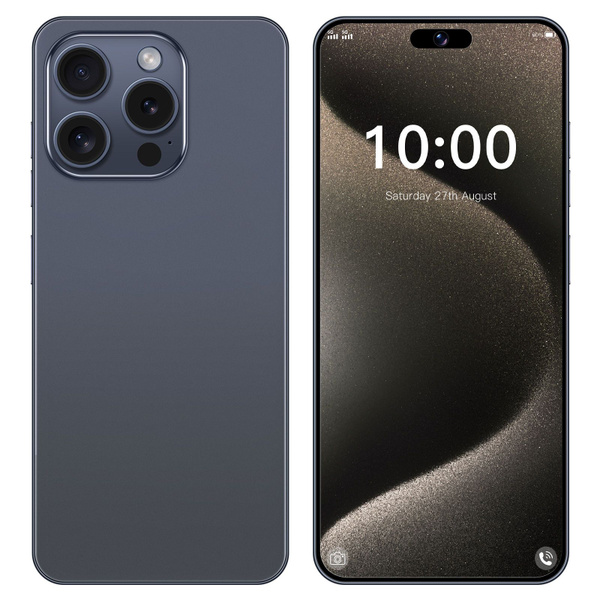 Смартфон R800-Spark 30 Pro 128 ГБ 6 ГБ Синий 7.3 IPS Phone 17 Pro Max ...