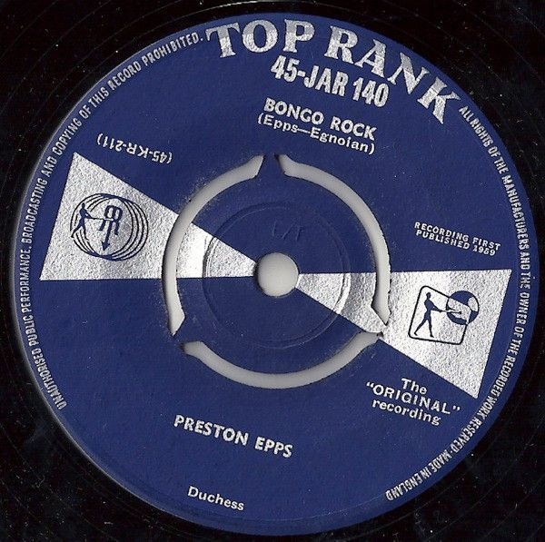 Preston Epps - Bongo Rock / Bongo Party (нет обложки). Винтажная ...