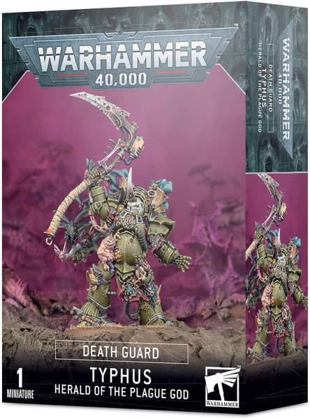 Миниатюры Warhammer 40,000: Death Guard:Typhus-Herald of The Plague God ...