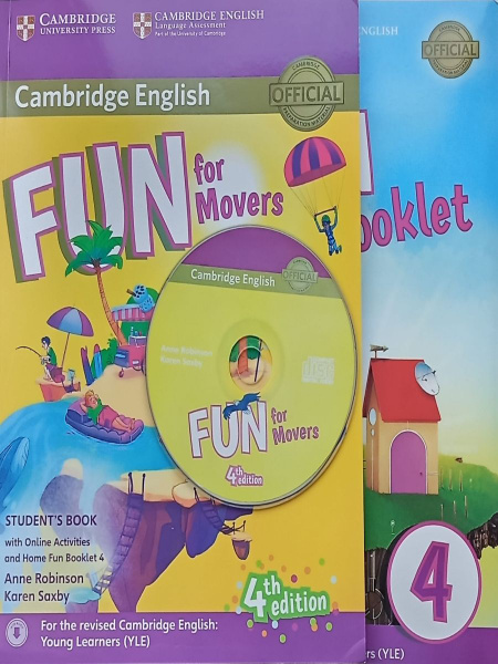 FUN for Movers полный комплект: Учебник + Буклет + Диск (4 издание ...