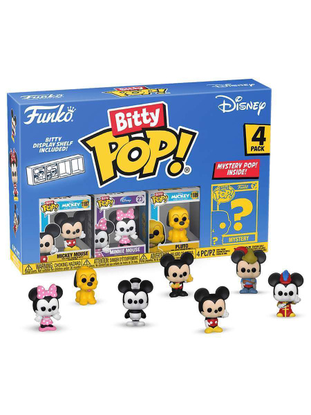Фигурка Funko Bitty POP! Disney S1 Mickey Mouse+Minnie Mouse+Pluto ...