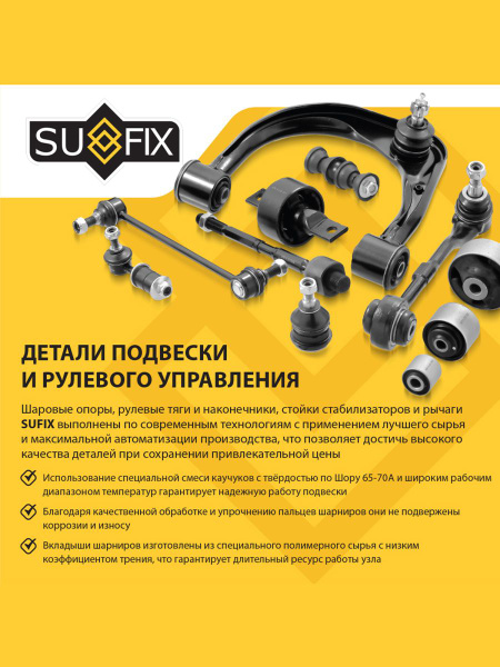 Тяга рулевая передняя правая/левая для OPEL ZAFIRA / SUFIX SD-1208 купить на OZON по низкой цене ...