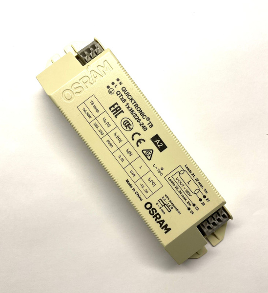 ЭПРА для люминесцентных ламп QUICKTRONIC T8 QTz8 1X36/220-240 OSRAM 1 ...