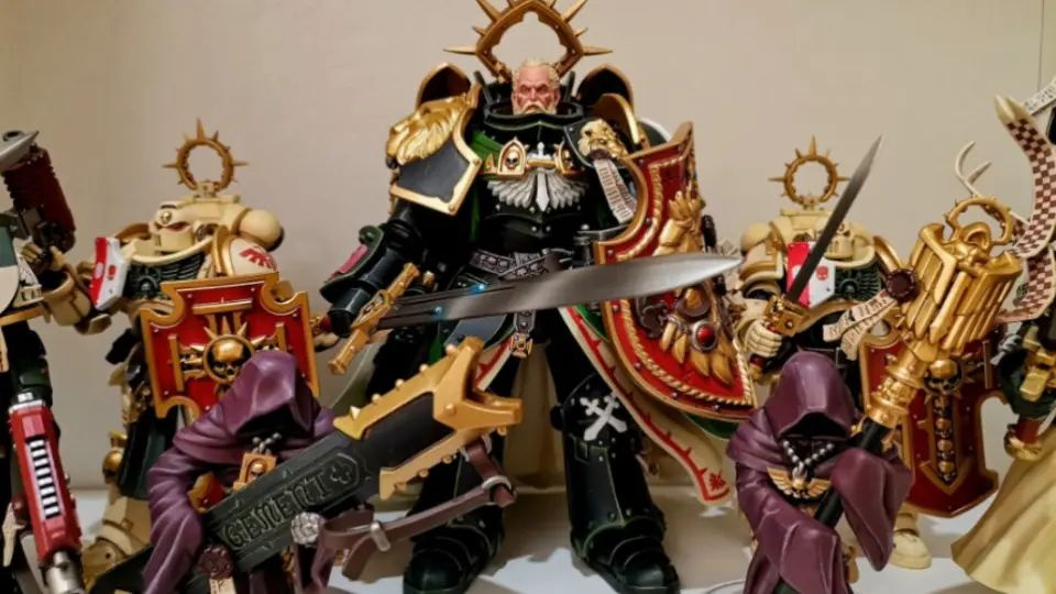 Подвижная фигурка 1/18 JOYTOY Warhammer 30k Alpha Legion Exodus 'The ...