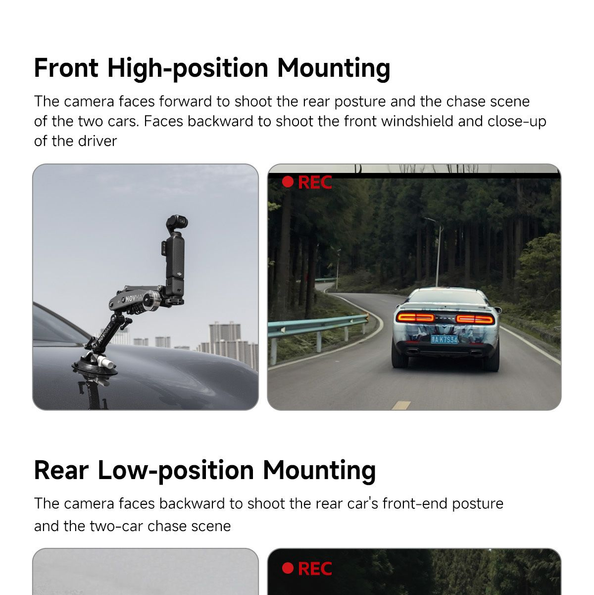 Рукоятка лезвия Movmax Blade Arm для камер DJI Pocket 3, Insta 360 и ...
