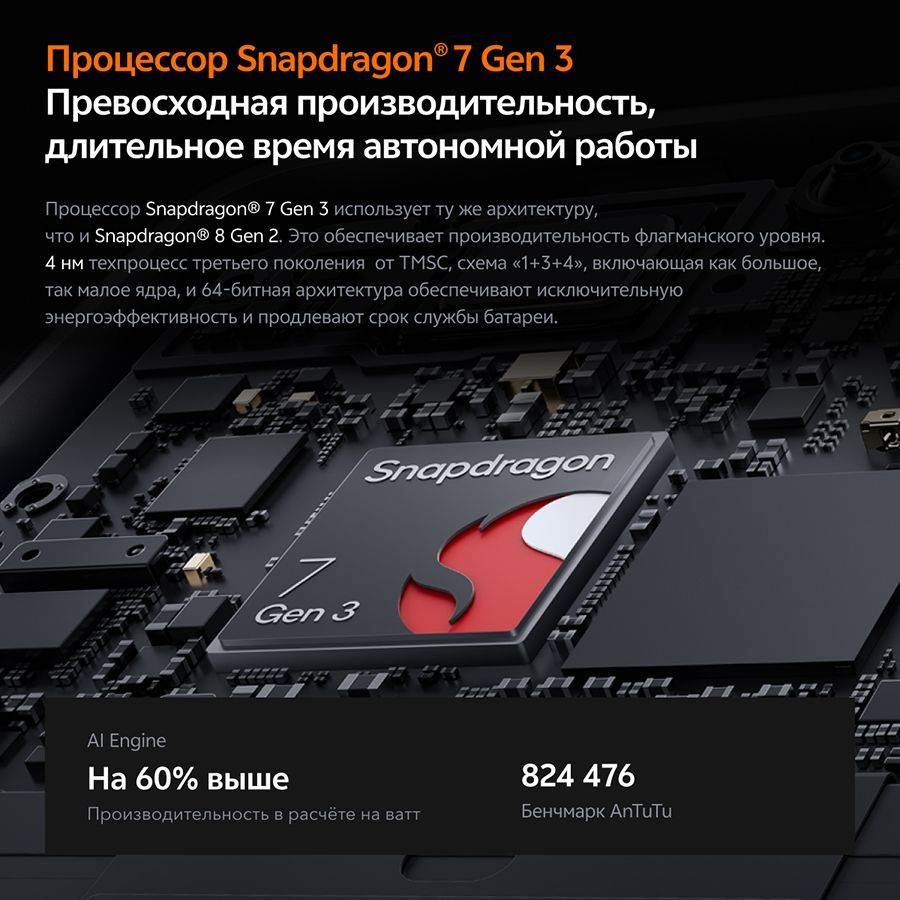 Смартфон iQOO I2218 256 ГБ 8 ГБ Черный 6.78 OLED/AMOLED Z9 купить c ...
