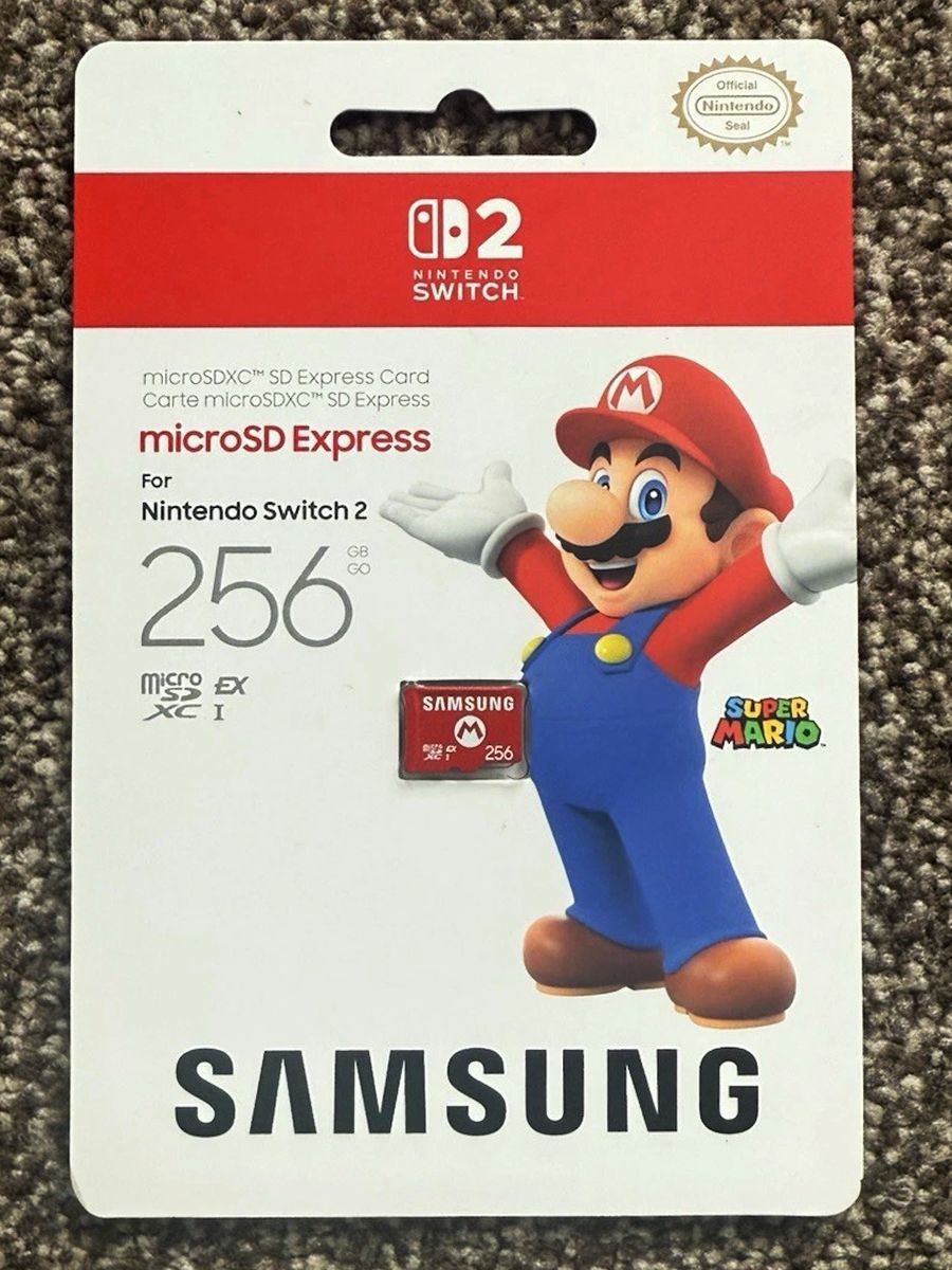 SanDisk or Sumsung microSD Express Card для Nintendo Switch 2 - 256 GB ...