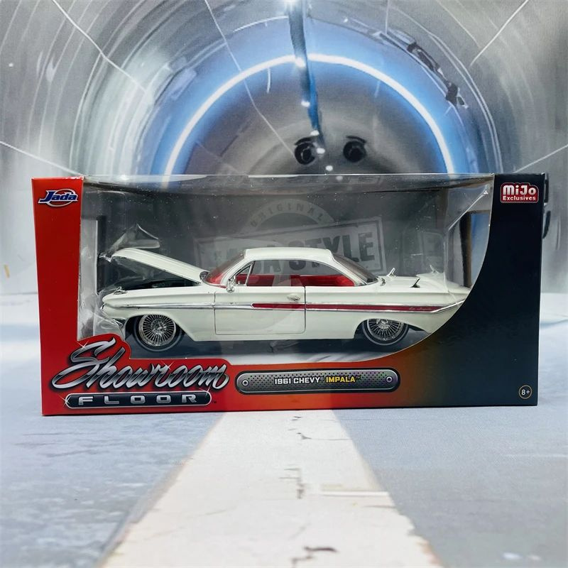 Jada 1:24 1961 Chevrolet Impala Alloy Car Model, подарки для мальчиков, коллекции хобби, подарки ...