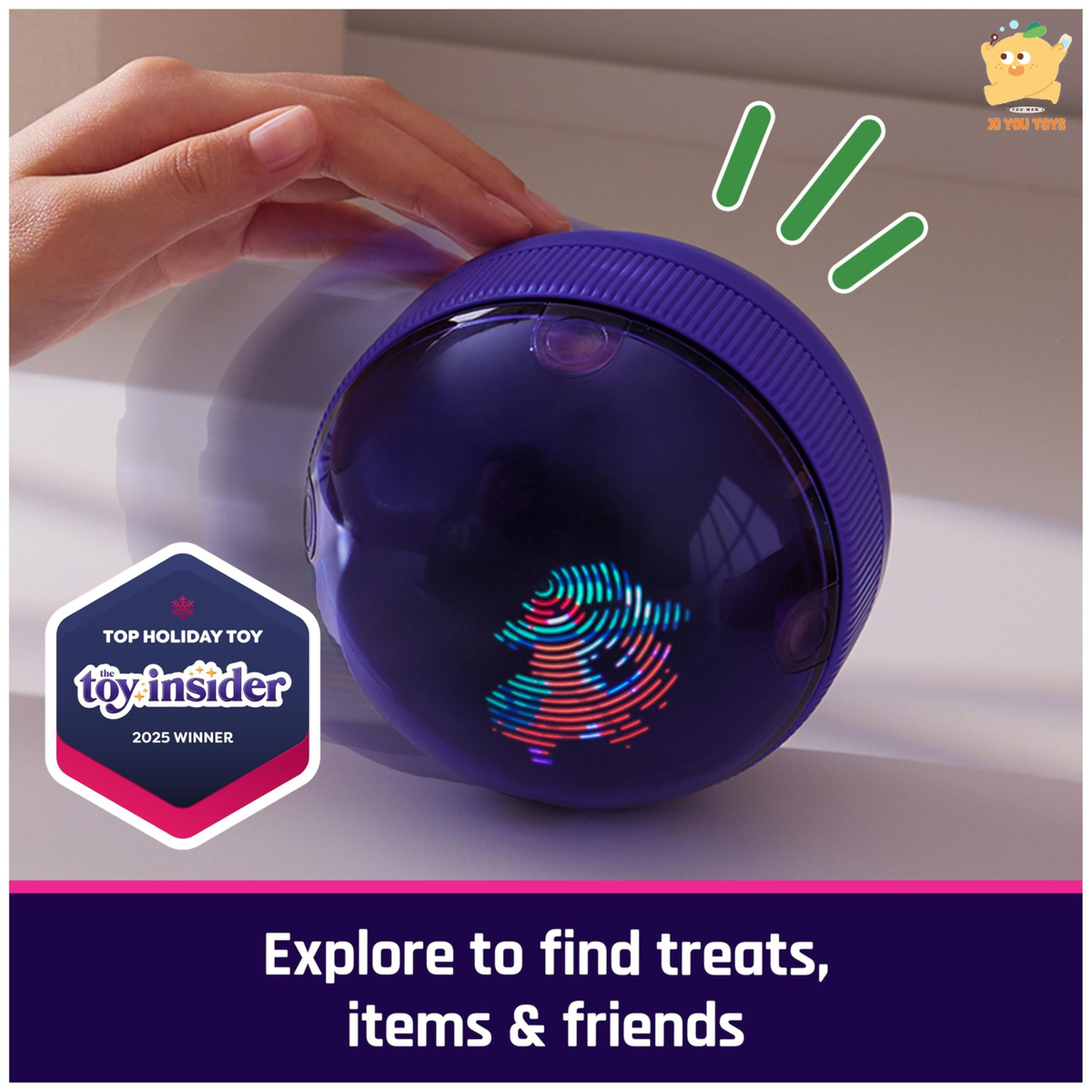 Интерактивная Игрушка Spin Master Bitzee Hamster Ball ly / Электронный ...