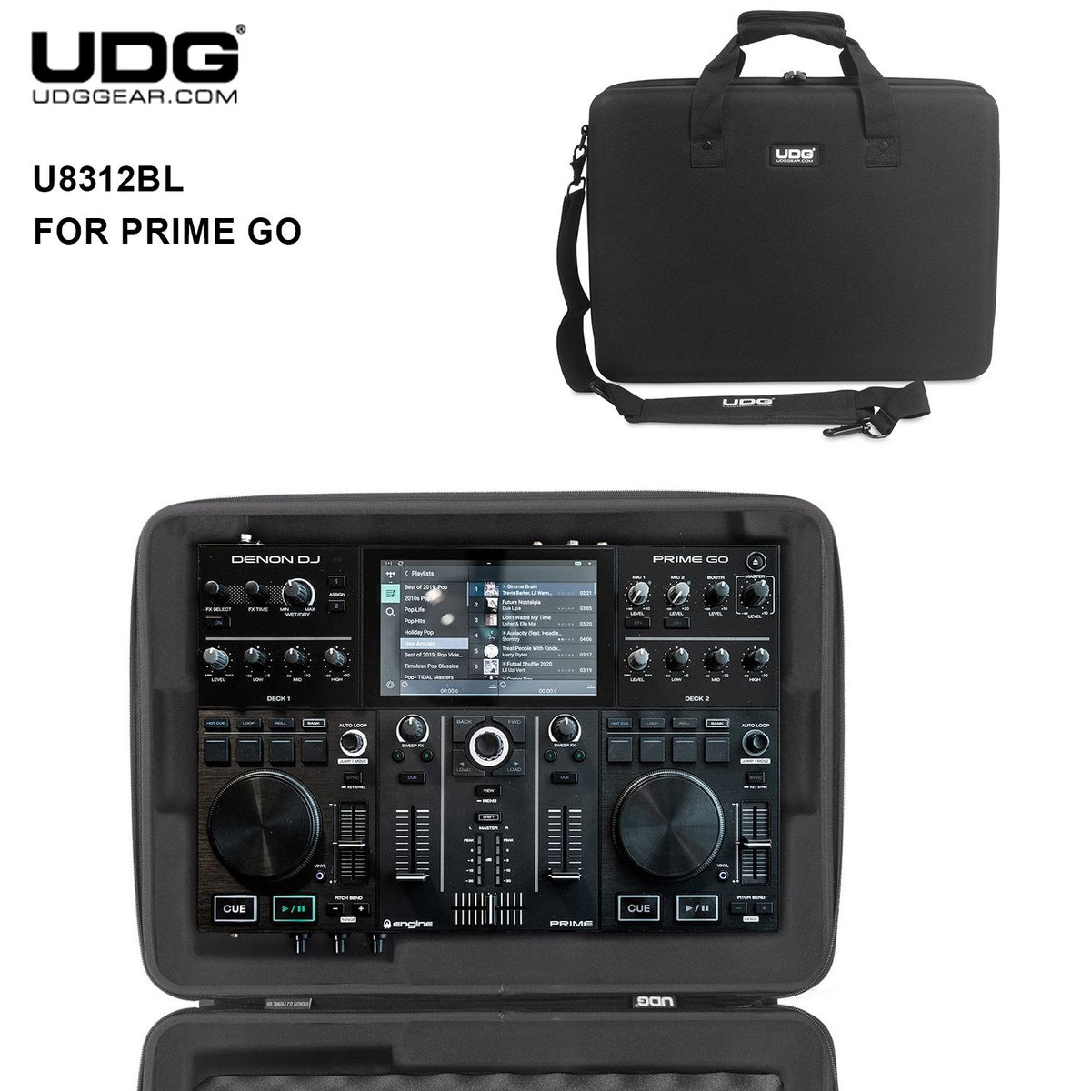 Запчасть для аудиотехники UDG Denon DJ Prime Go Hardcase Black ...