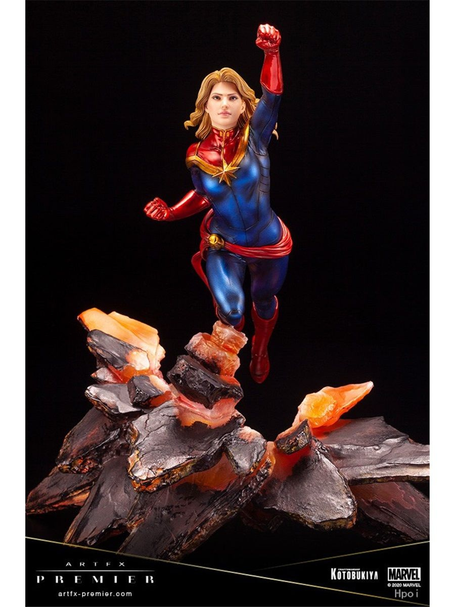 аниме фигурки Kotobukiya ARTFX Captain Marvel купить на OZON по низкой ...