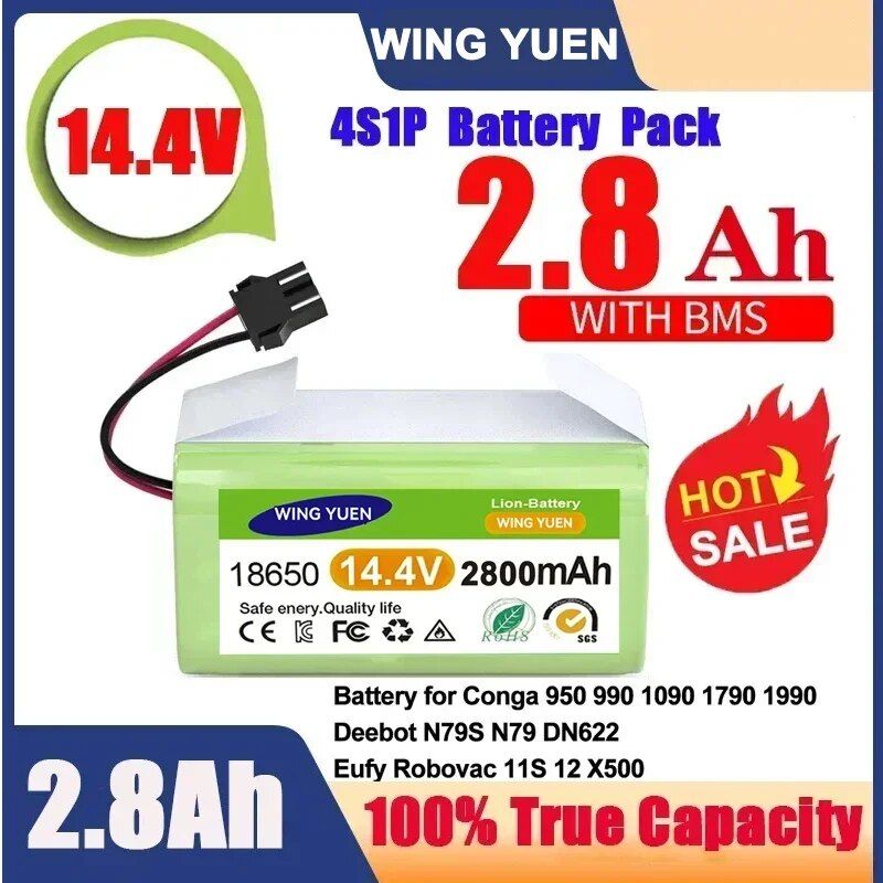 WING YUEN Батарейка 18650, Li (литиевый) тип, 580 мА•ч, 15 В, 1 шт ...