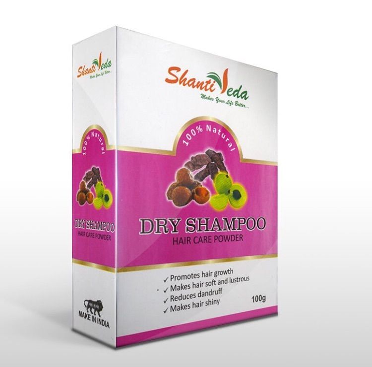 DRY SHAMPOO Hair Care Powder Shanti Veda (Сухой шампунь АМЛА, РИТХА ...
