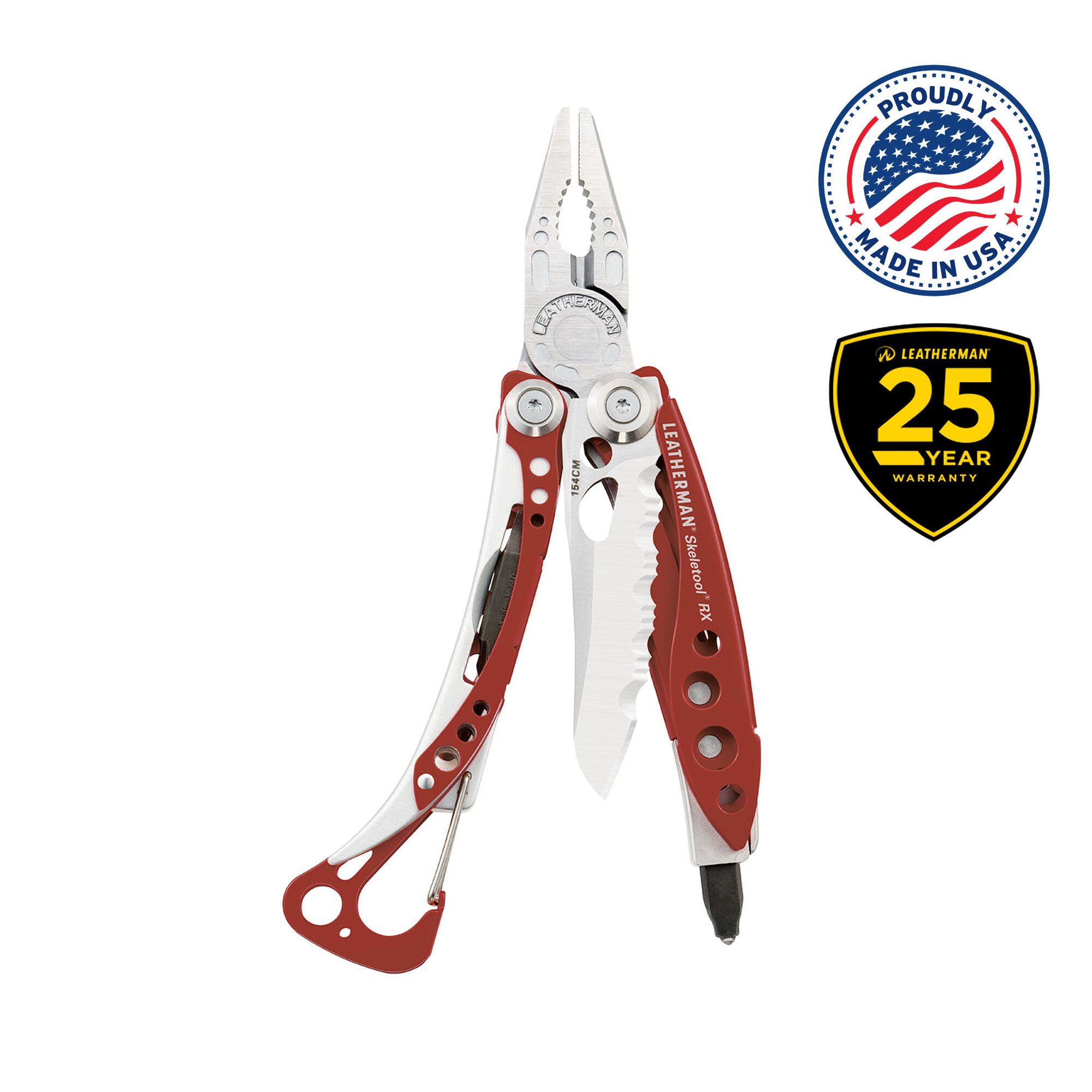 Мультиинструмент LEATHERMAN SKELETOOL RX RED (7 инструментов)(10см ...