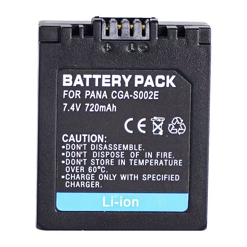 CGA-S002E Аккумуляторная батарея для фотоаппарата Panasonic Lumix DMC ...