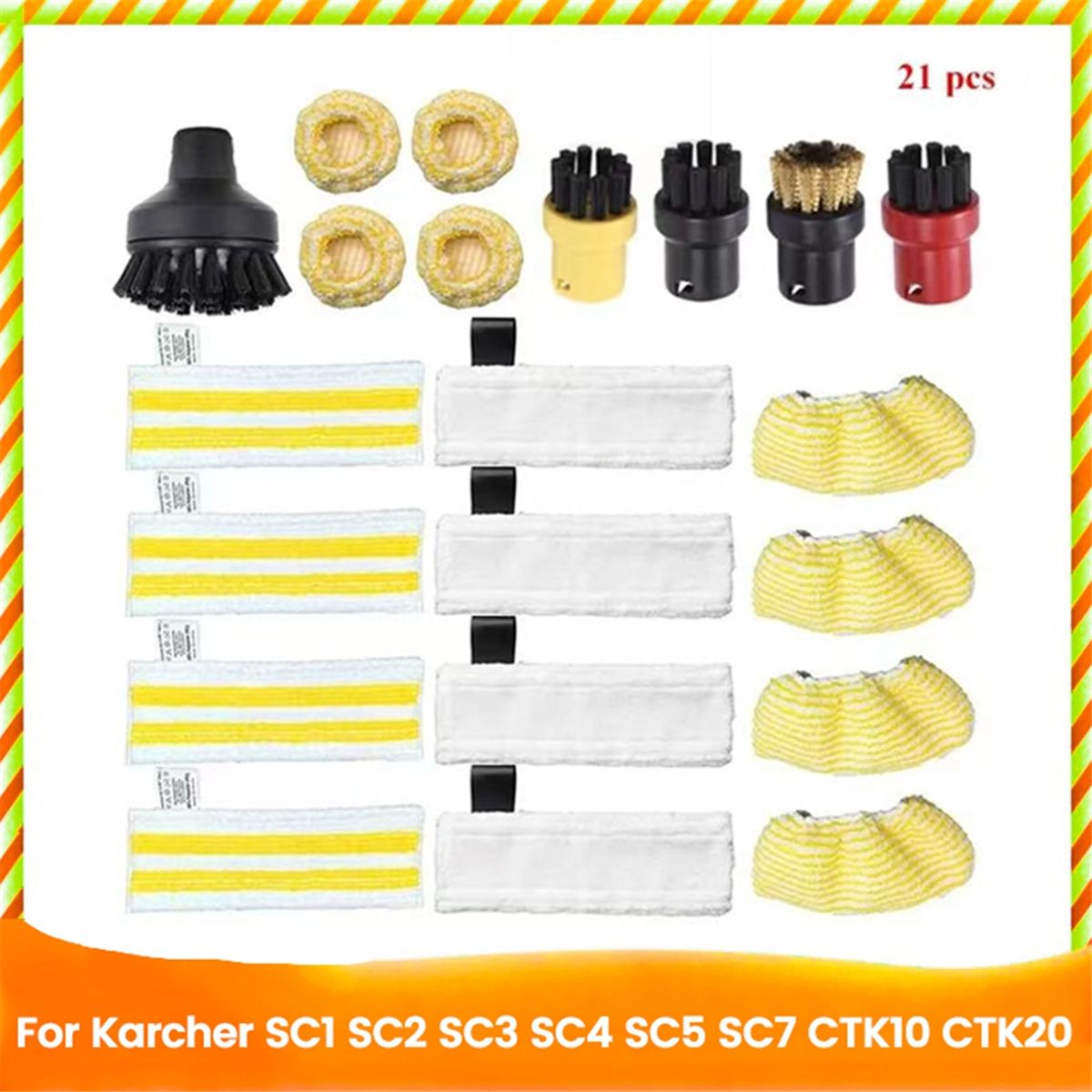 21 шт. запасная часть для пароочистителя Karcher SC1 SC3 SC4 SC5 SC7 ...