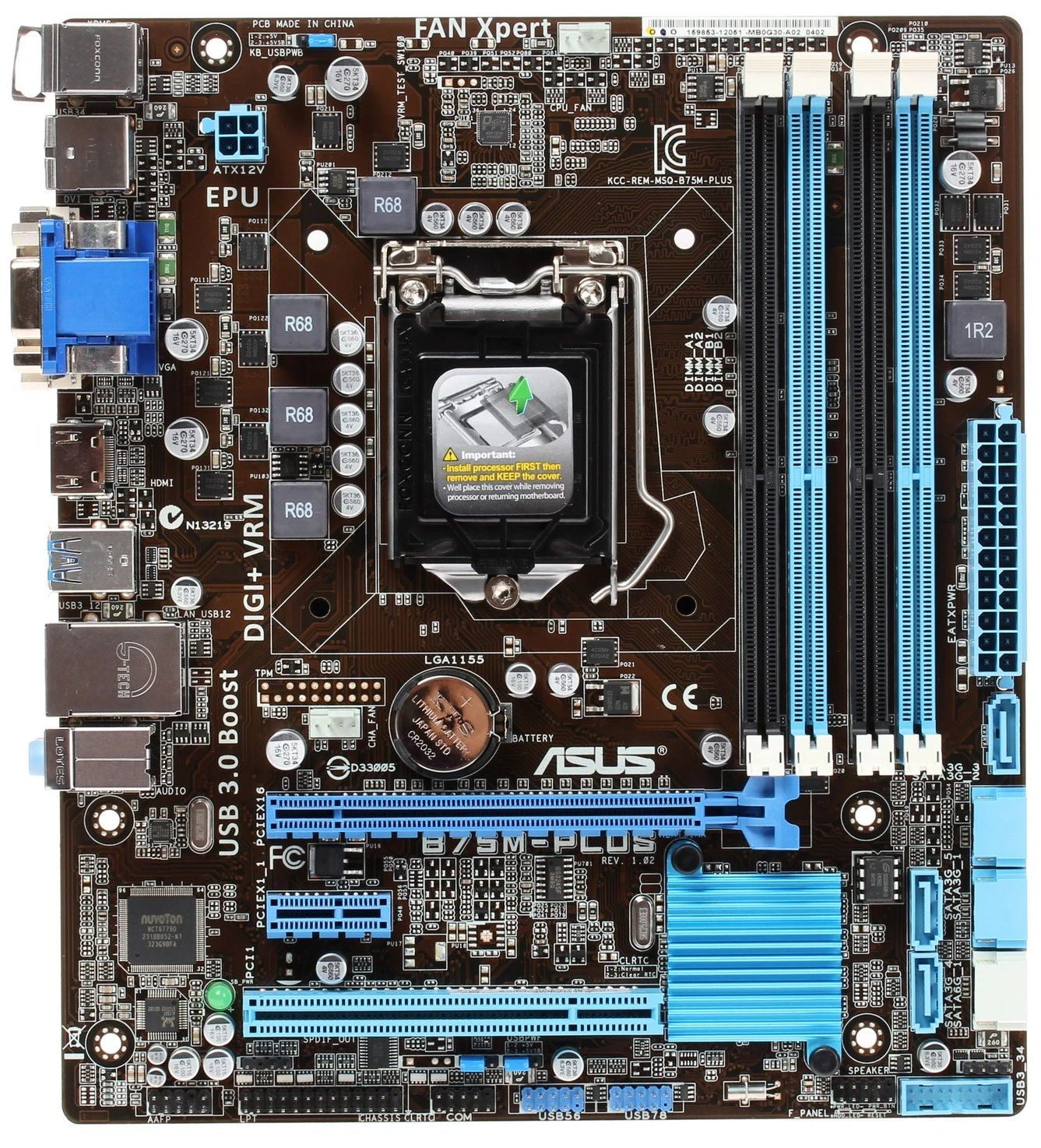 Материнская плата ASUS B75M-PLUS купить на OZON по низкой цене (824210779)