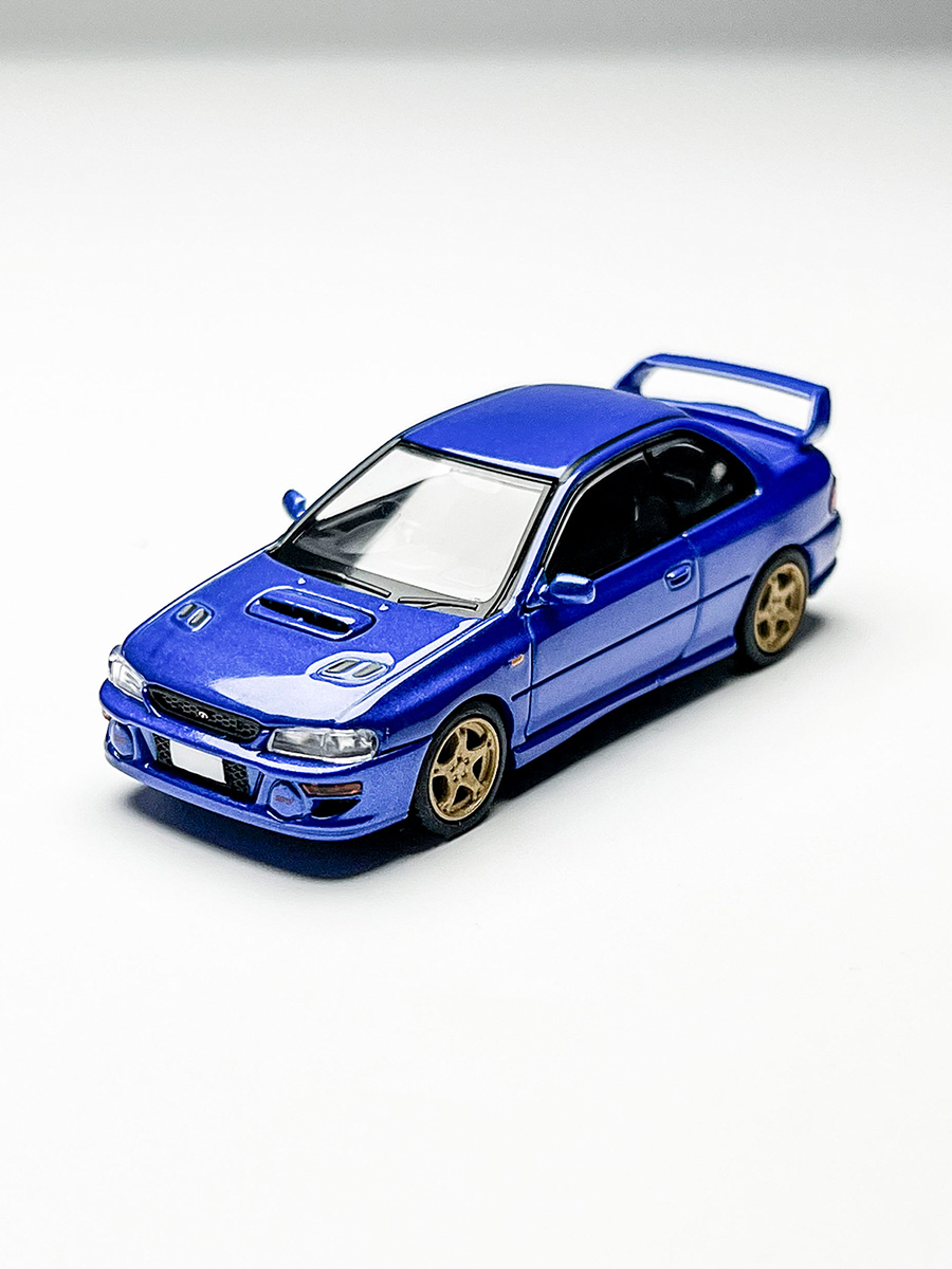 машинка Hobby Japan 1:64 Initial D Subaru GC8 30th Blue купить на OZON ...