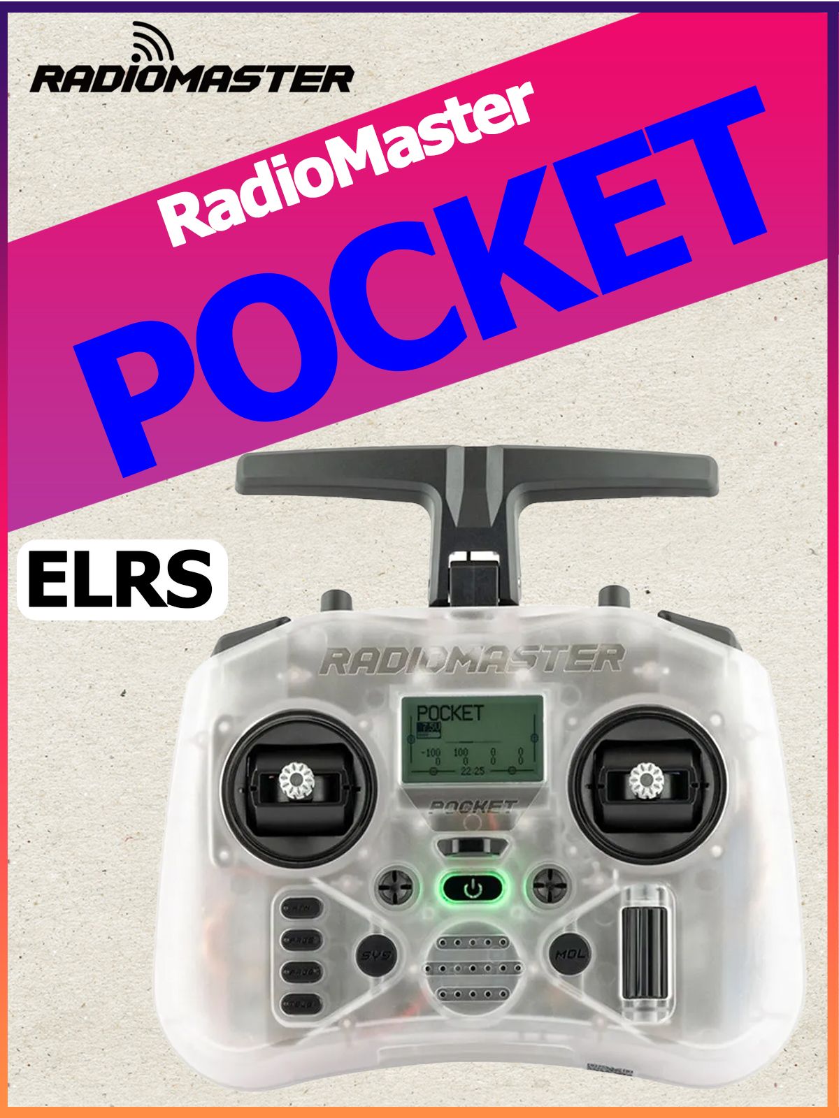 Пульт RadioMaster Pocket ExpressLRS ELRS 2.4 управления FPV ...