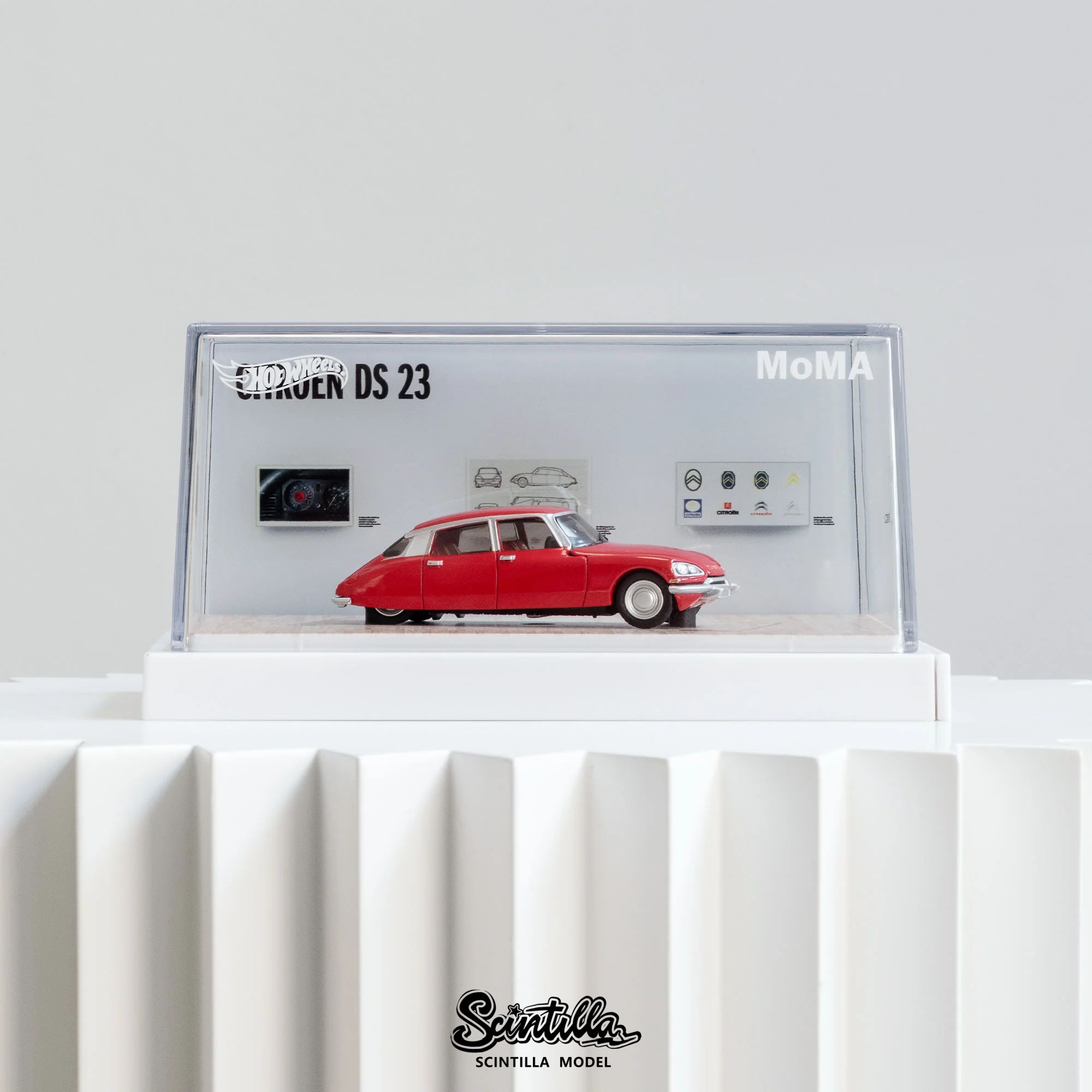 Машинка Mattel Hot Wheels 1/64 #RLC MoMA Citroen DS 23 Sedan Alloy Car ...