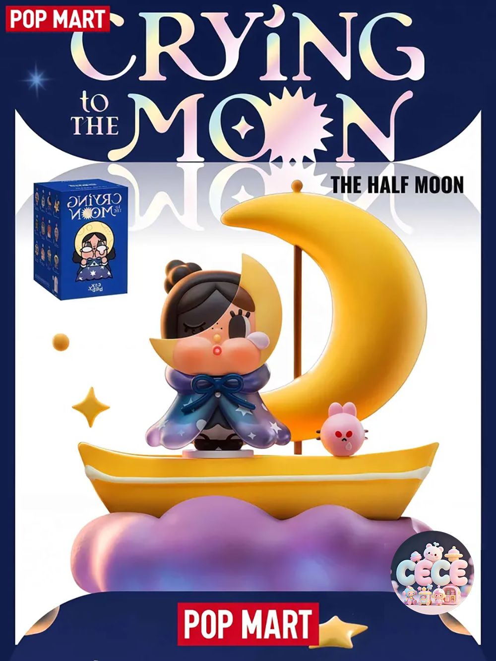 100% Original оригинал Коллекционная POP MART CRYBABY CRYING TO THE ...