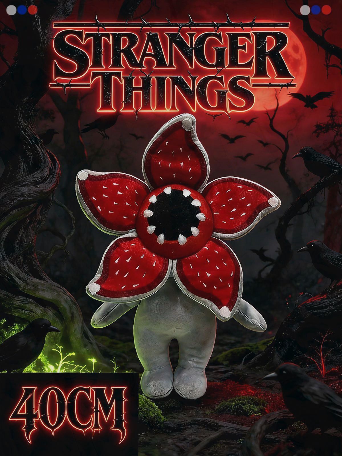 Мягкая игрушка очень странные дела Demogorgon 40cm/stranger things ...