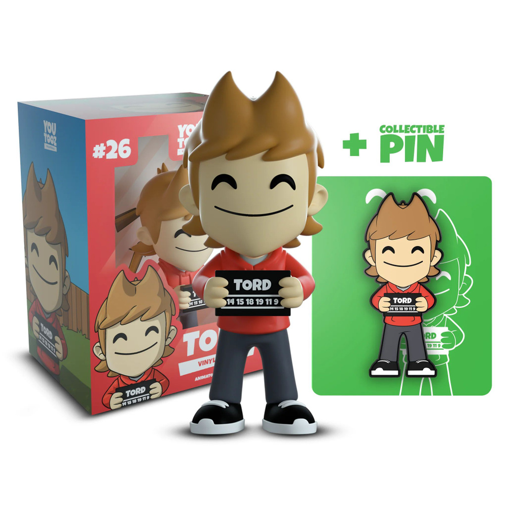 Youtooz Коллекционная фигурка "Eddsworld",Tord+2''PIN,12.45cm купить на ...