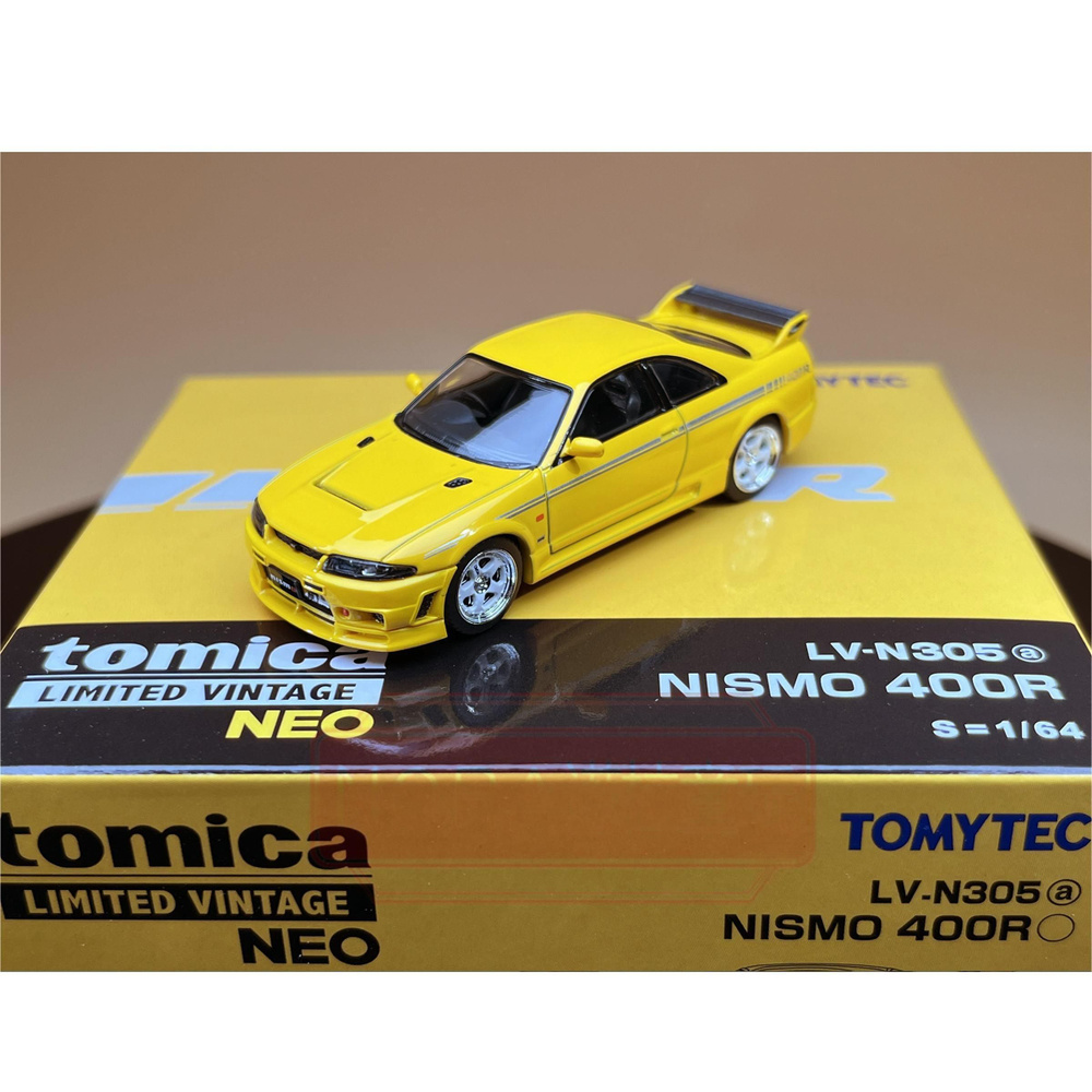 Машинка 2401 Tomytec Tomica TLV 1/64 NEO Nissan NISMO 400R R33 Sliver ...