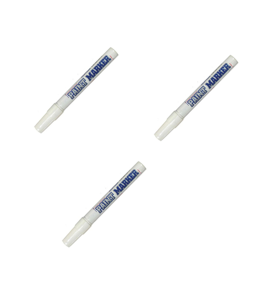 MunHwa Маркер лаковый 2 мм белый, 3 уп купить на OZON по низкой цене (1759774113)