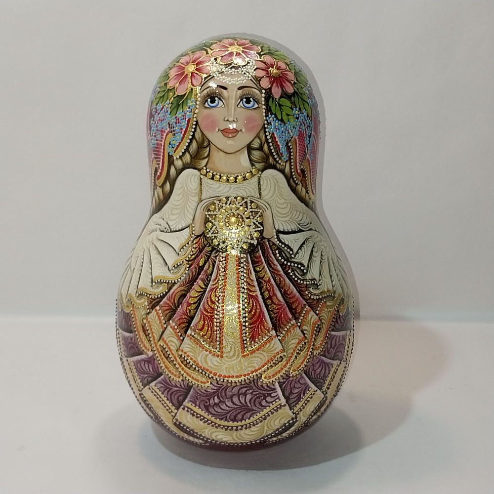 Матрешка-неваляшка с авторской росписью Лада - купить по выгодной цене ...