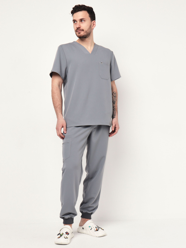 Мужской медицинский костюм с футболкой и брюками - купить с доставкой ...