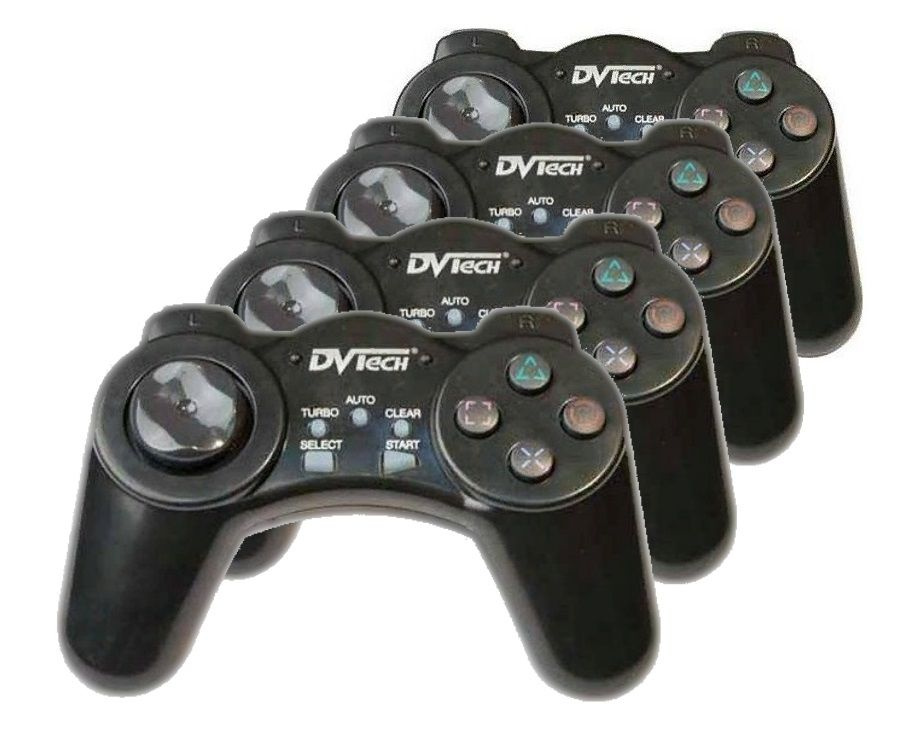 DVTech Геймпад DVtech JS19 Shock Gear PC black, Проводной, черный ...