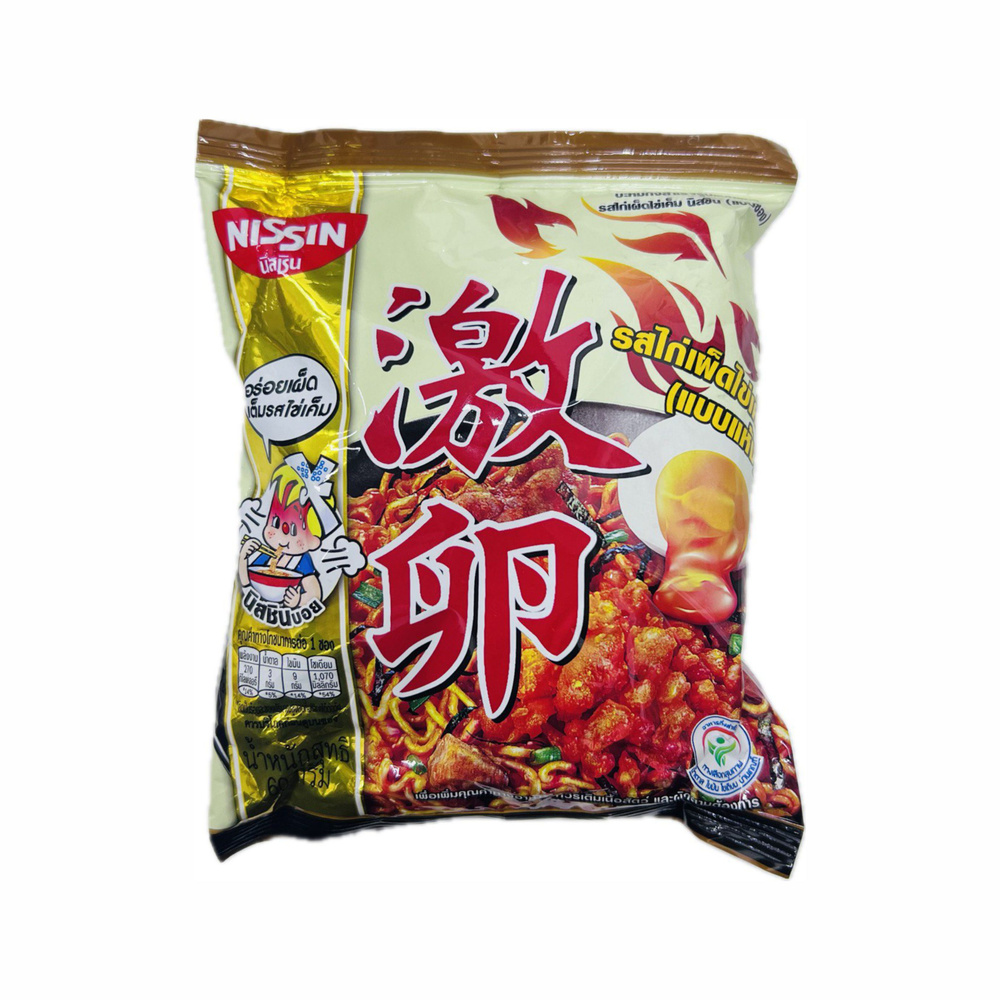 Тайская лапша в корейском стиле Nissin, 3 штуки по 60 гр - купить с доставкой по выгодным ценам ...